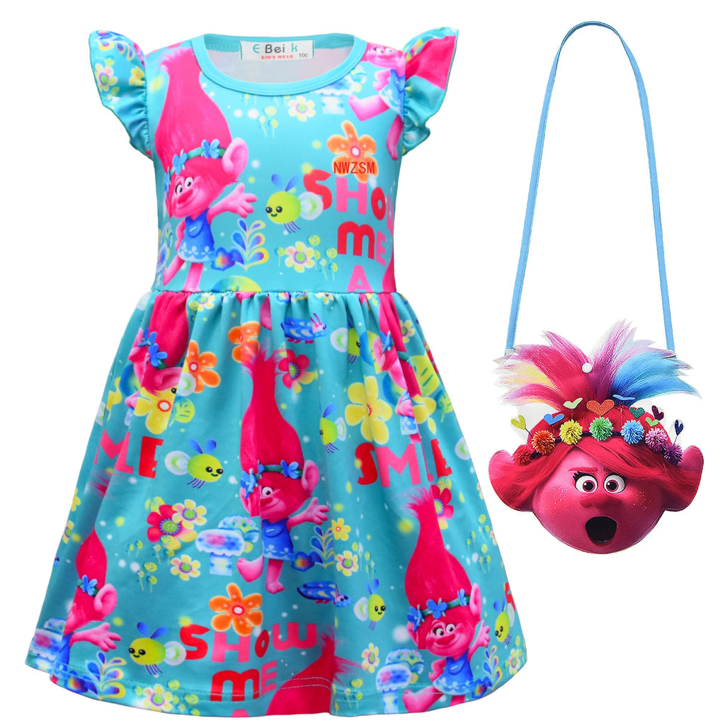 Troll Dress Cartoon Print – Arkmis